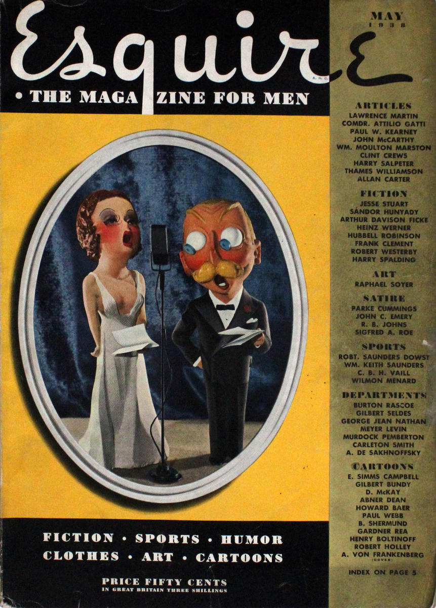 Esquire | May 1938 at Wolfgang's