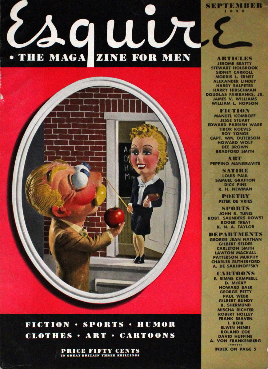 Esquire | September 1939 at Wolfgang's