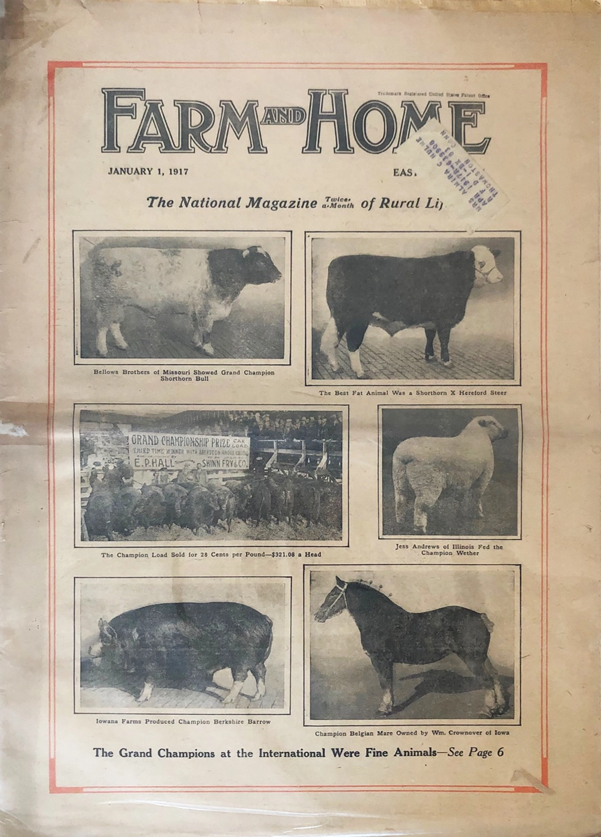Farm and Home | January 1917 at Wolfgang's