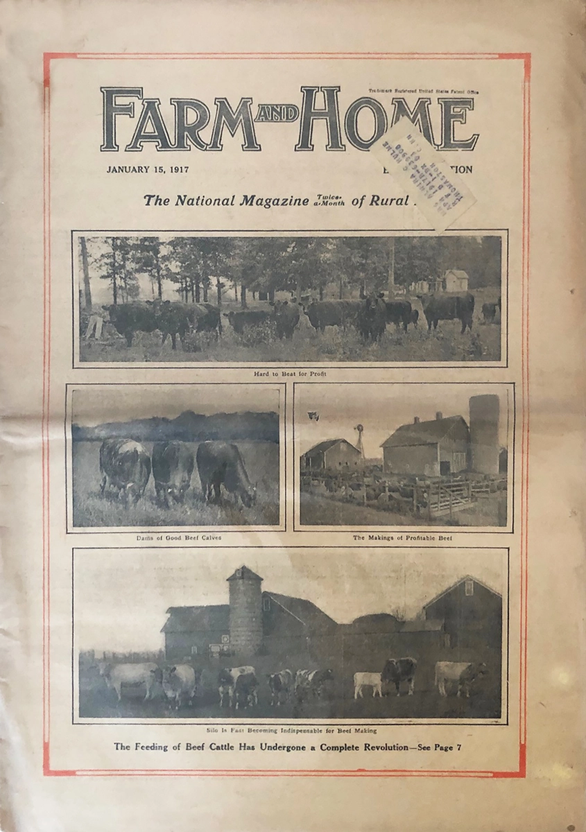 Farm and Home | January 15, 1917 at Wolfgang's