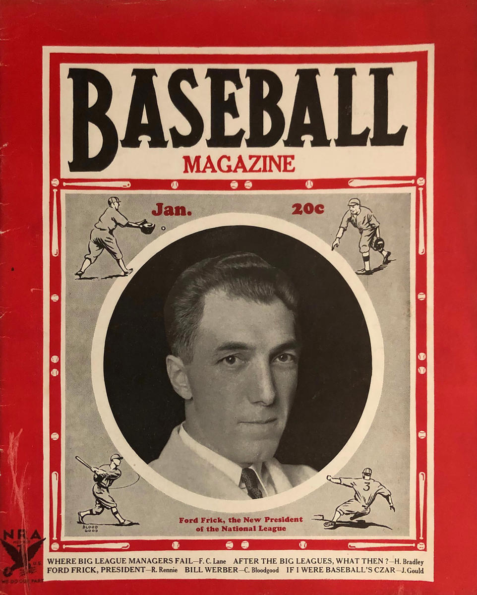 Baseball | January 1935 at Wolfgang's