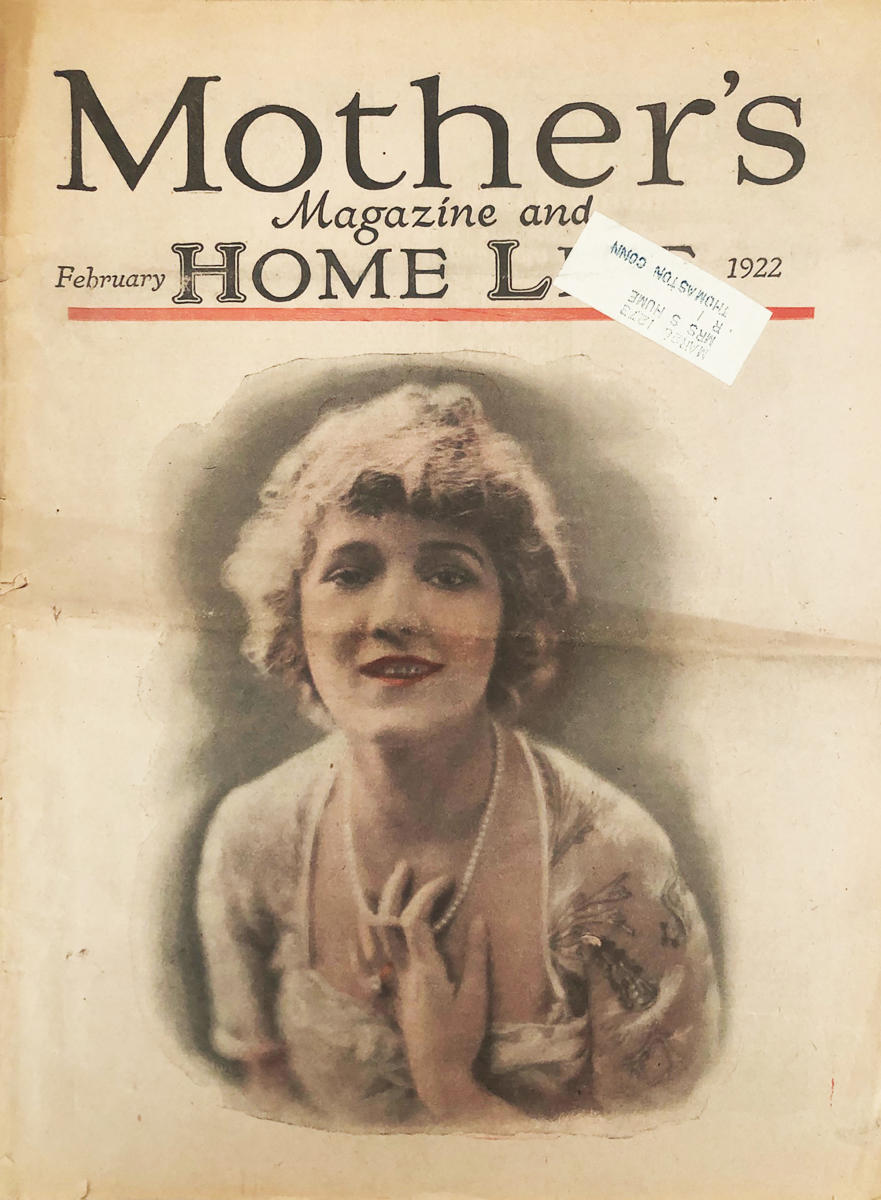 Mother's Home Life | February 1922 at Wolfgang's