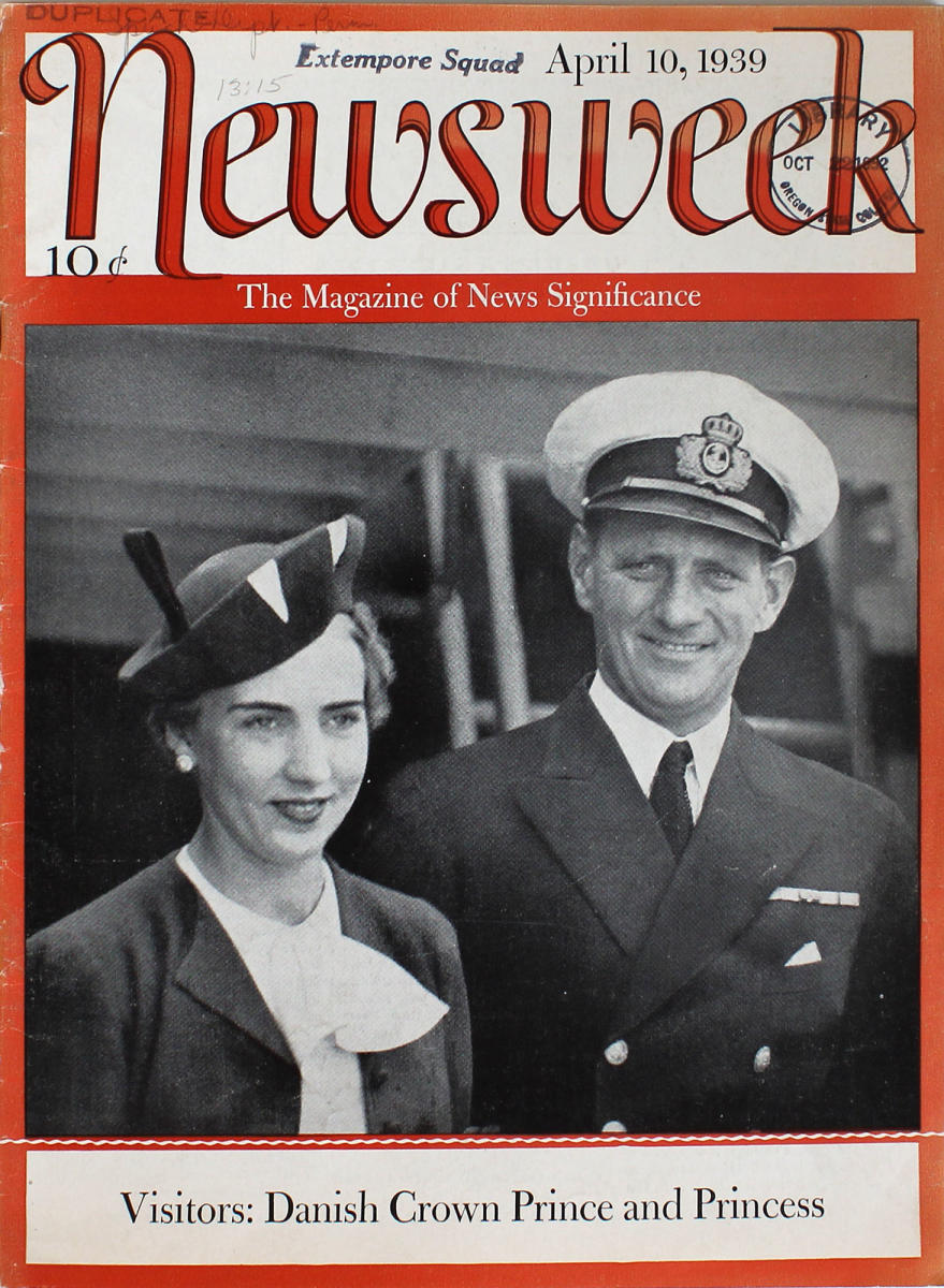 Newsweek | April 10, 1939 at Wolfgang's