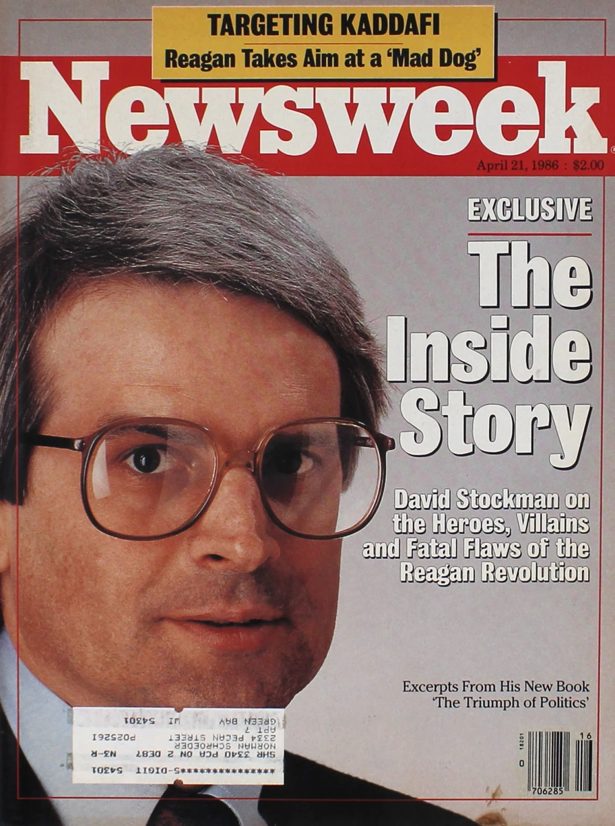 Newsweek | April 21, 1986 at Wolfgang's
