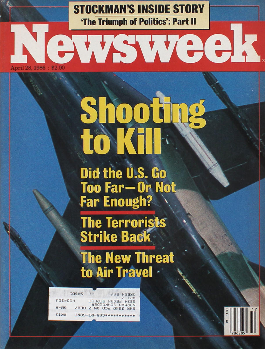 Newsweek | April 28, 1986 at Wolfgang's