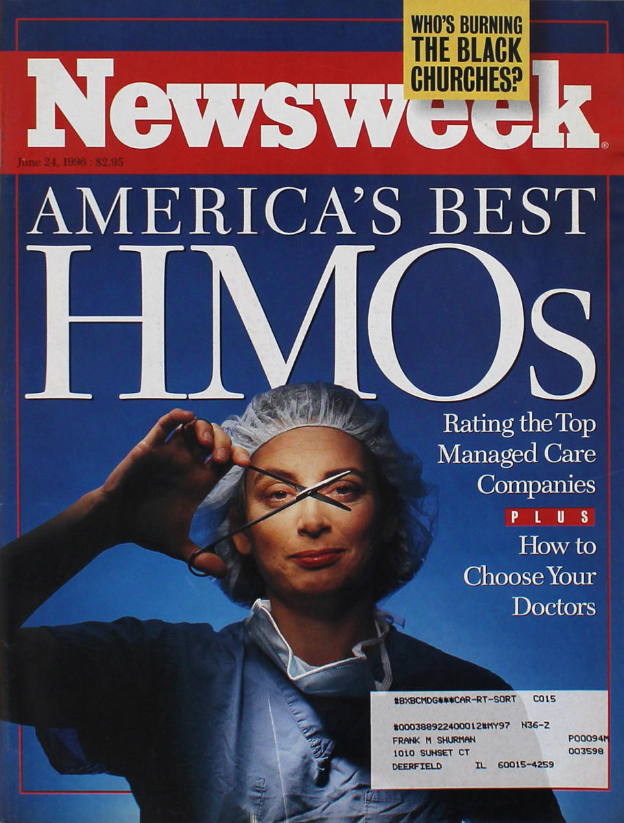 Newsweek | June 24, 1996 at Wolfgang's