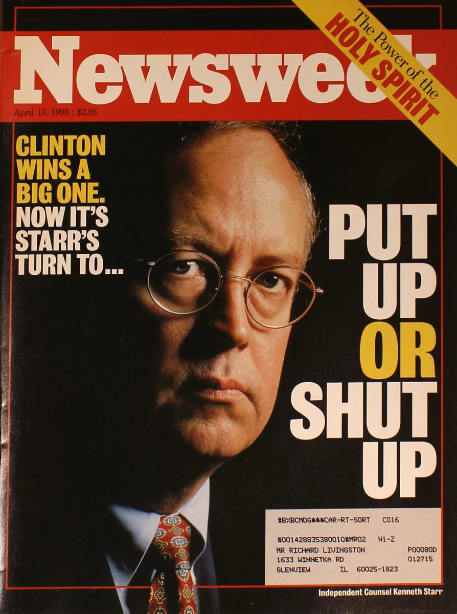 Newsweek | April 13, 1998 at Wolfgang's