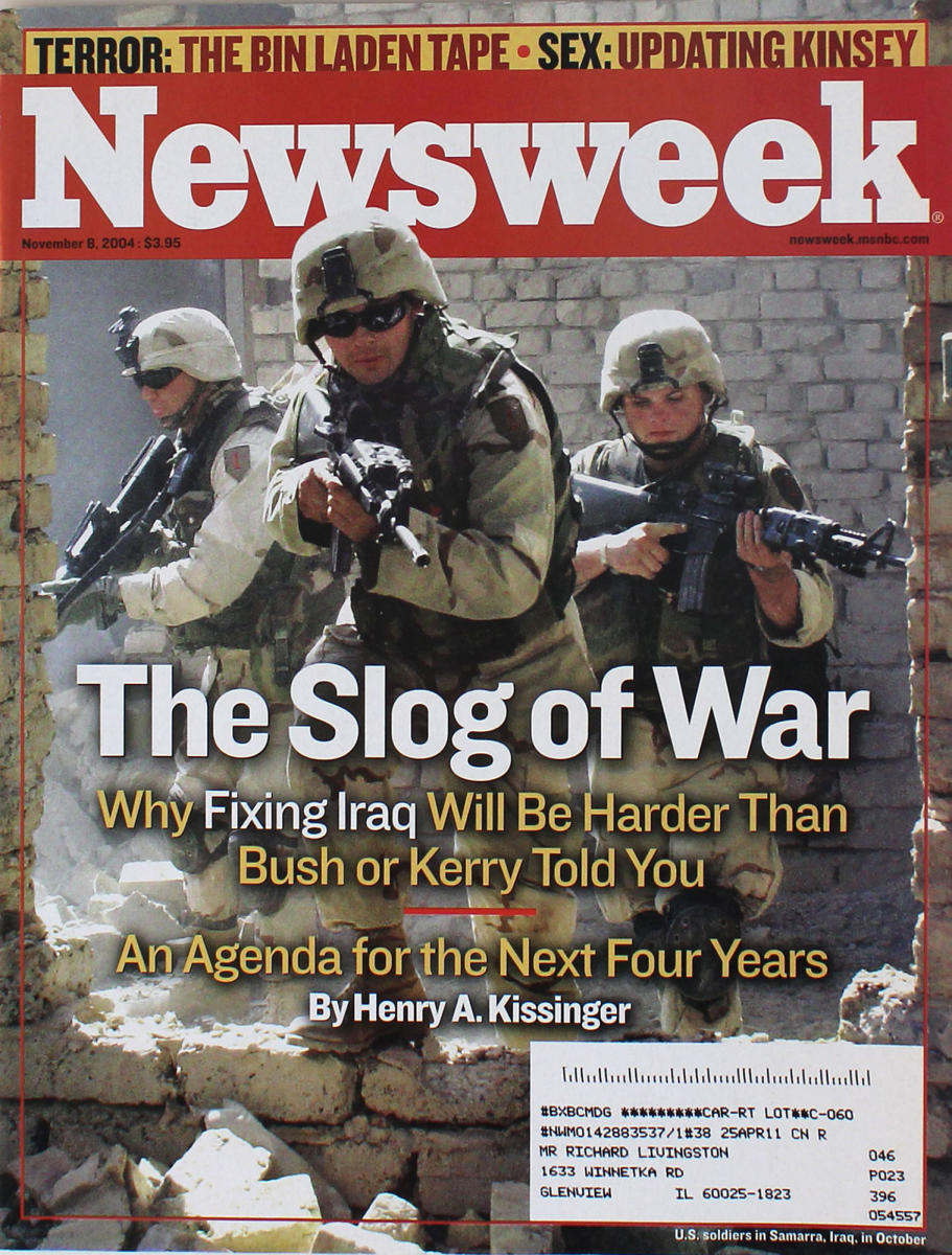 Newsweek | November 8, 2004 at Wolfgang's