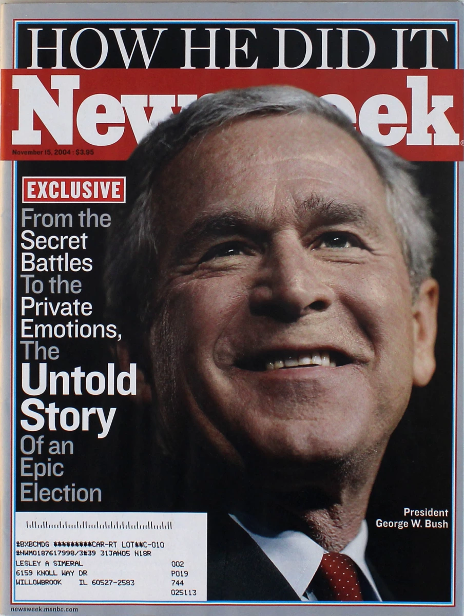 Newsweek | November 15, 2004 at Wolfgang's