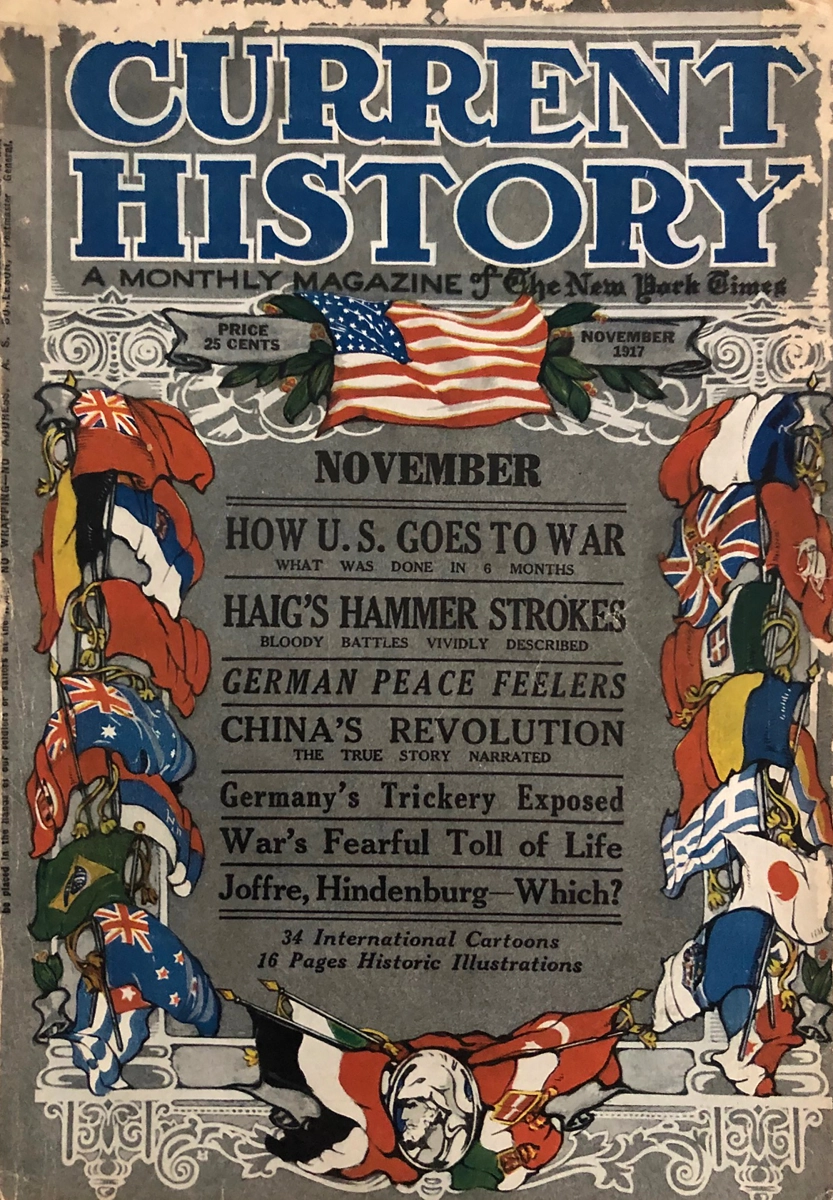 Current History | November 1917 at Wolfgang's