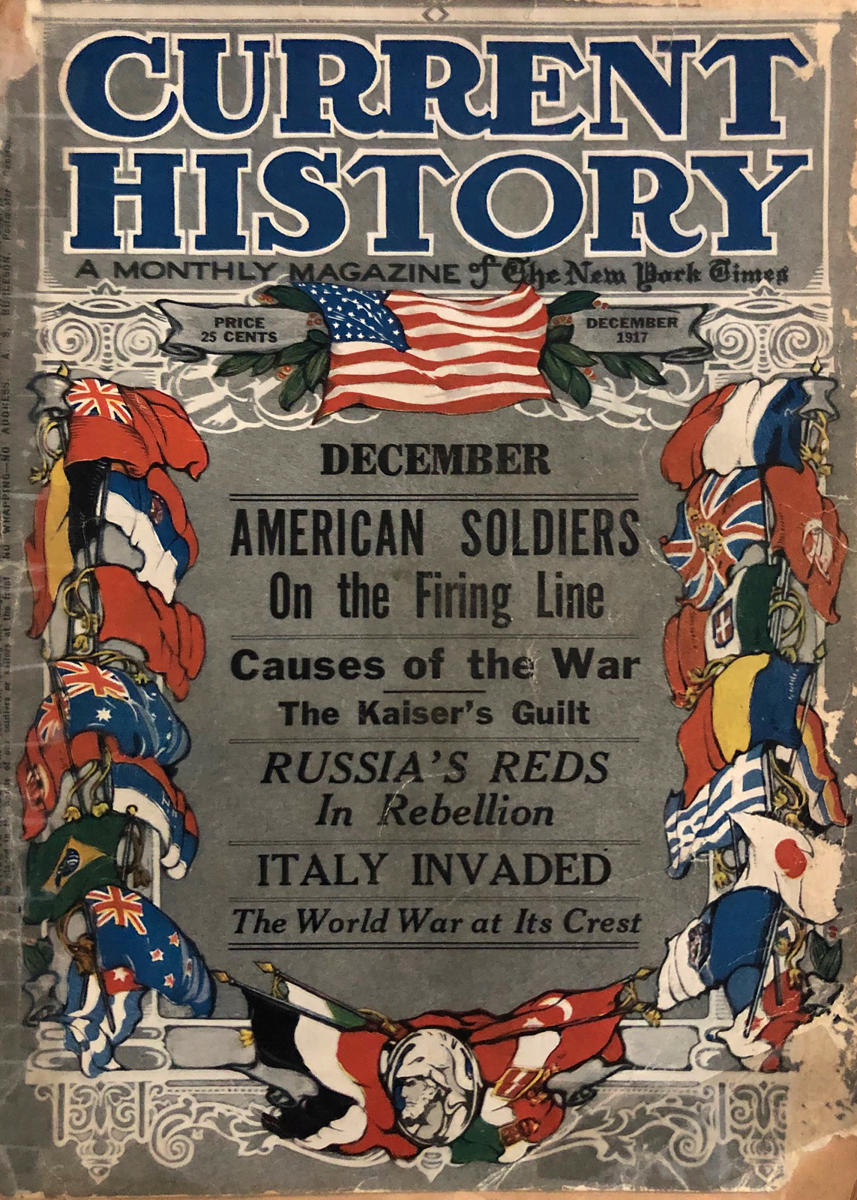 Current History | December 1917 at Wolfgang's
