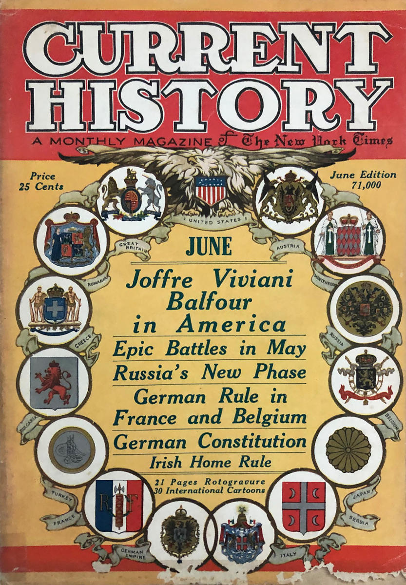 Current History | June 1917 at Wolfgang's