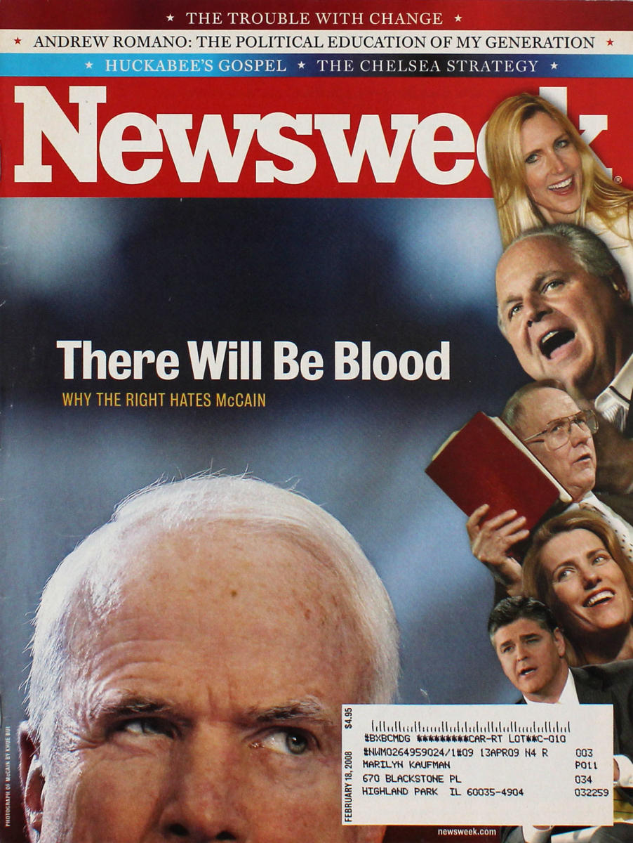 Newsweek | February 18, 2008 at Wolfgang's
