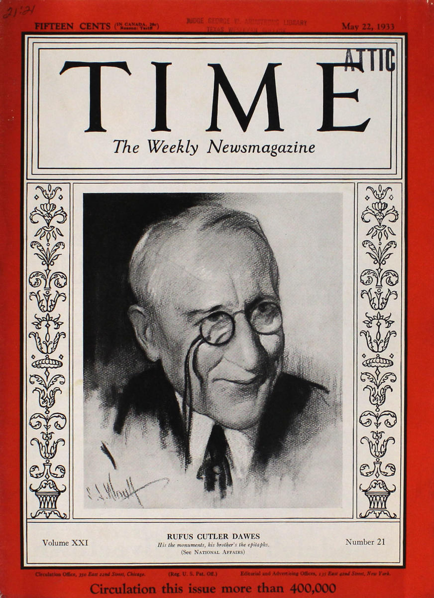Time | May 22, 1933 at Wolfgang's