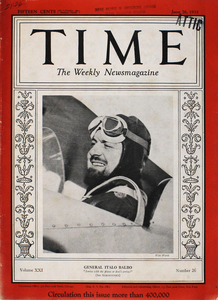 Time | June 26, 1933 at Wolfgang's