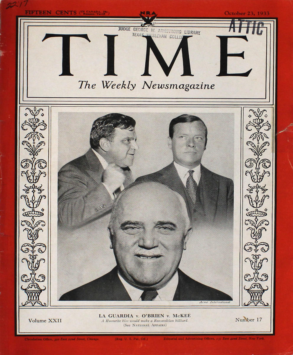 Time | October 23, 1933 at Wolfgang's