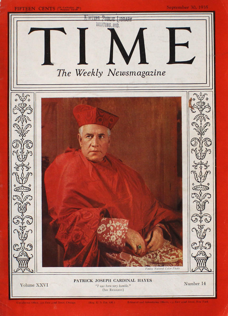 Time | September 30, 1935 at Wolfgang's