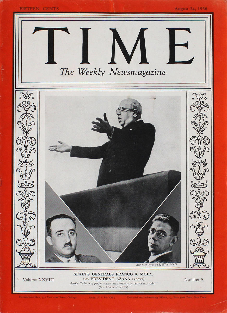 Time | August 24, 1936 at Wolfgang's