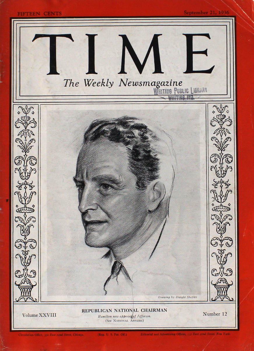 Time | September 21, 1936 at Wolfgang's