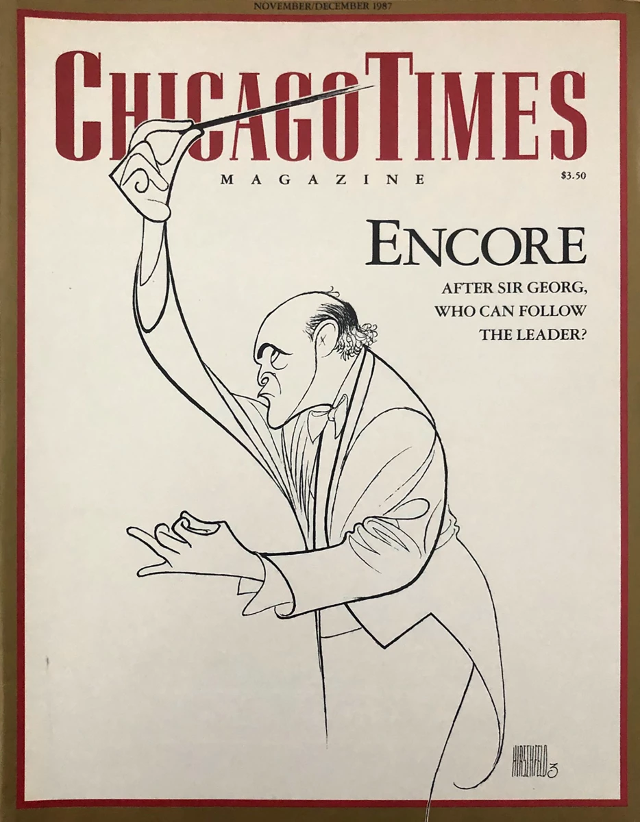 Chicago Times Vol. 1 No. 2 | November 1987 at Wolfgang's