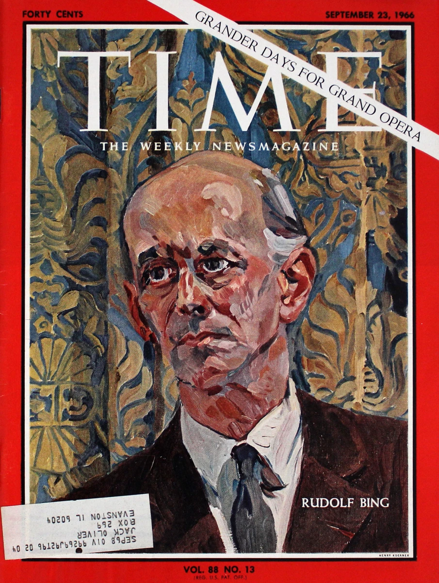 Time | September 23, 1966 at Wolfgang's