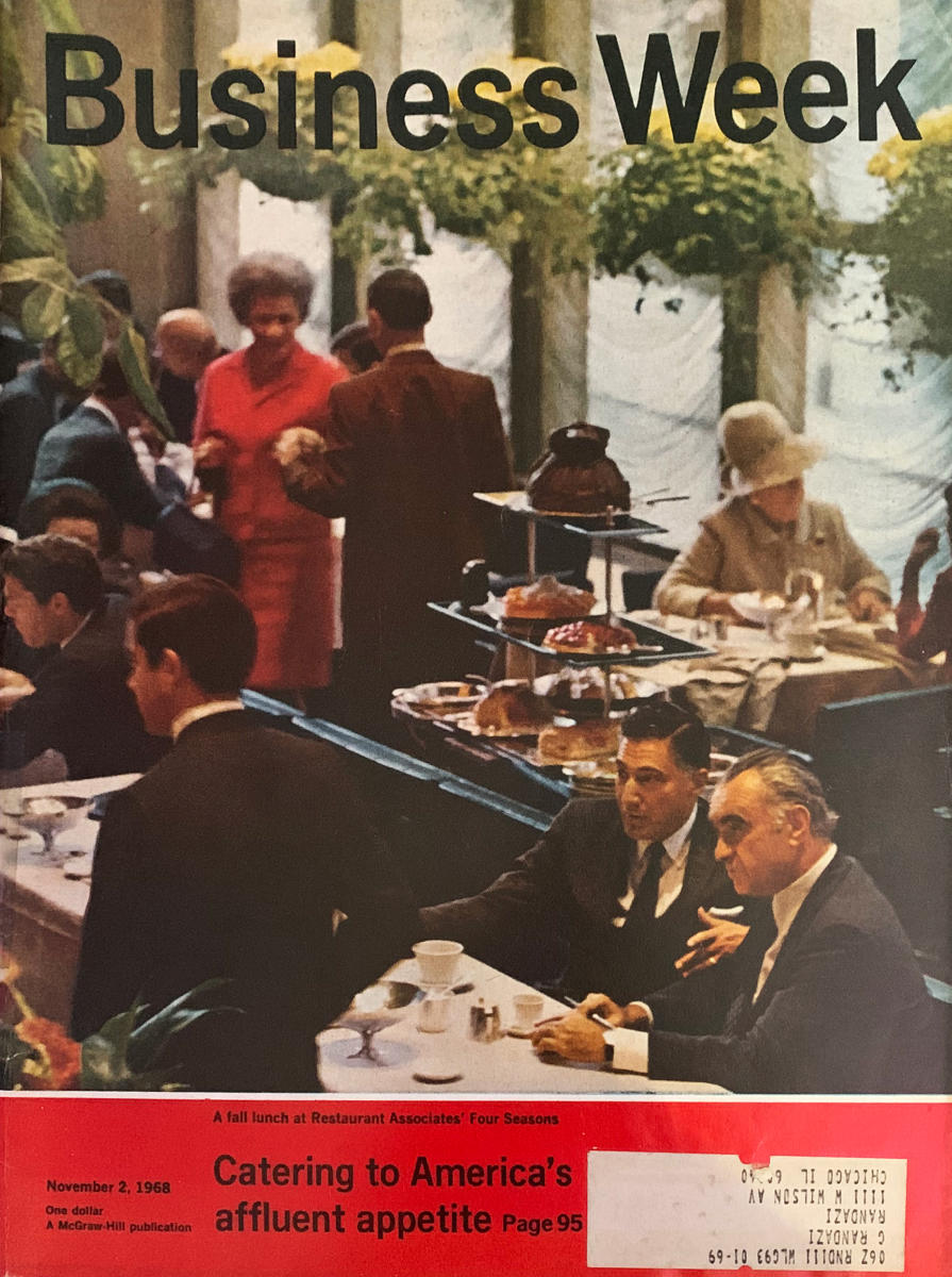 Business Week | November 2, 1968 at Wolfgang's