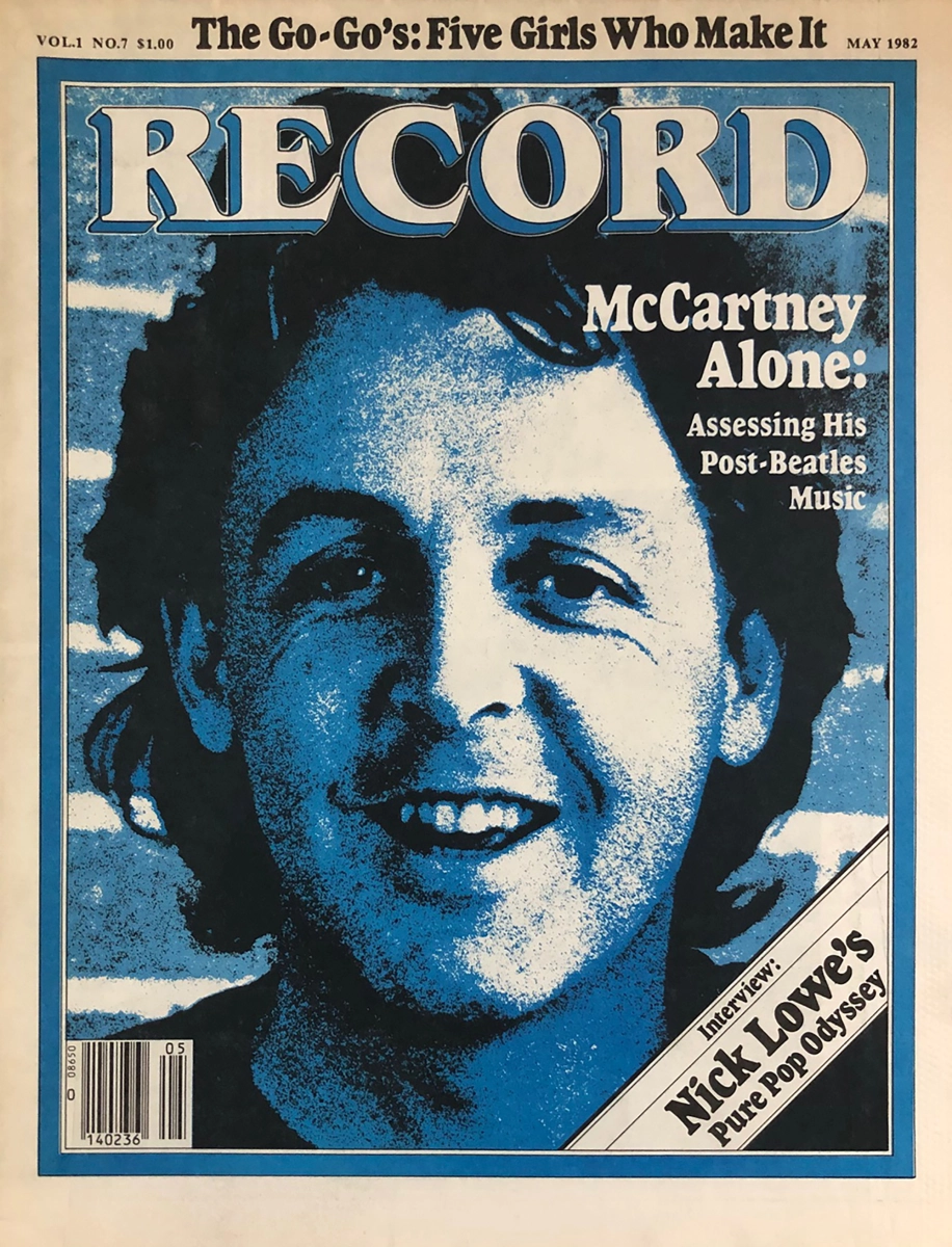 Record Vol. 1 No. 7 | May 1982 at Wolfgang's