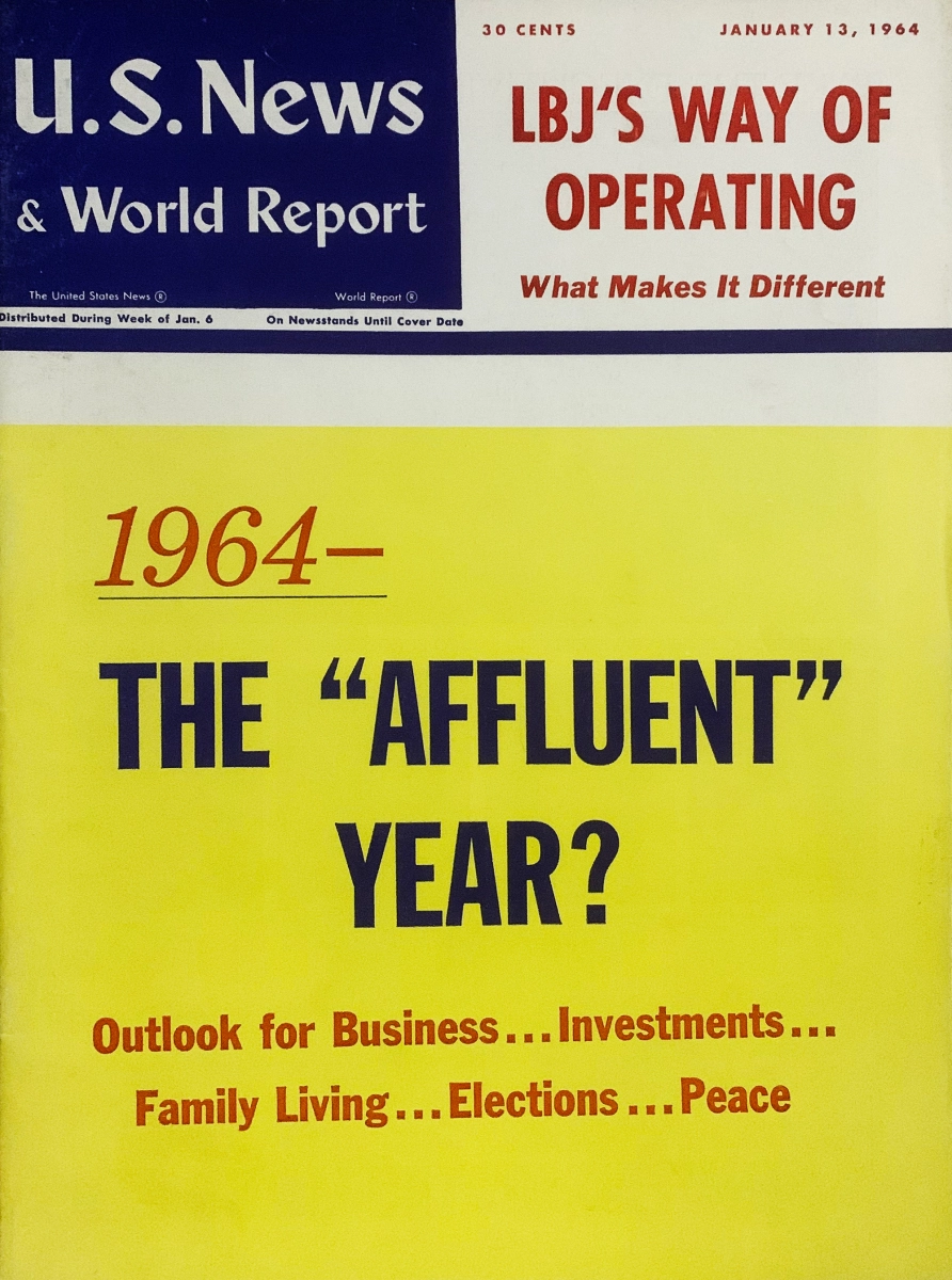 U.S. News | January 13, 1964 at Wolfgang's