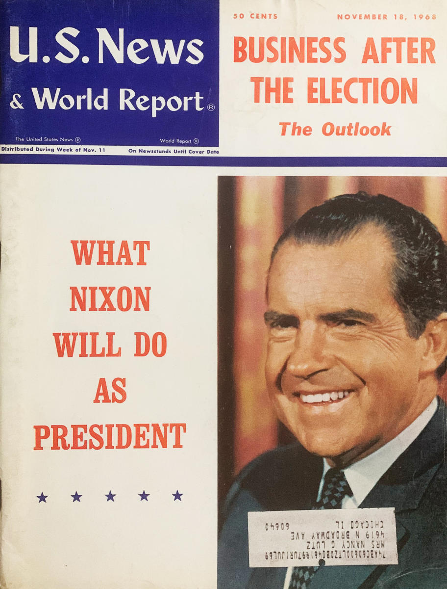 U.S. News | November 18, 1968 at Wolfgang's