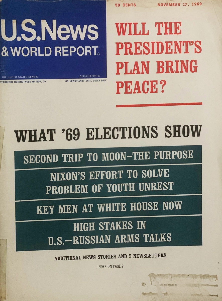 U.S. News | November 17, 1969 at Wolfgang's