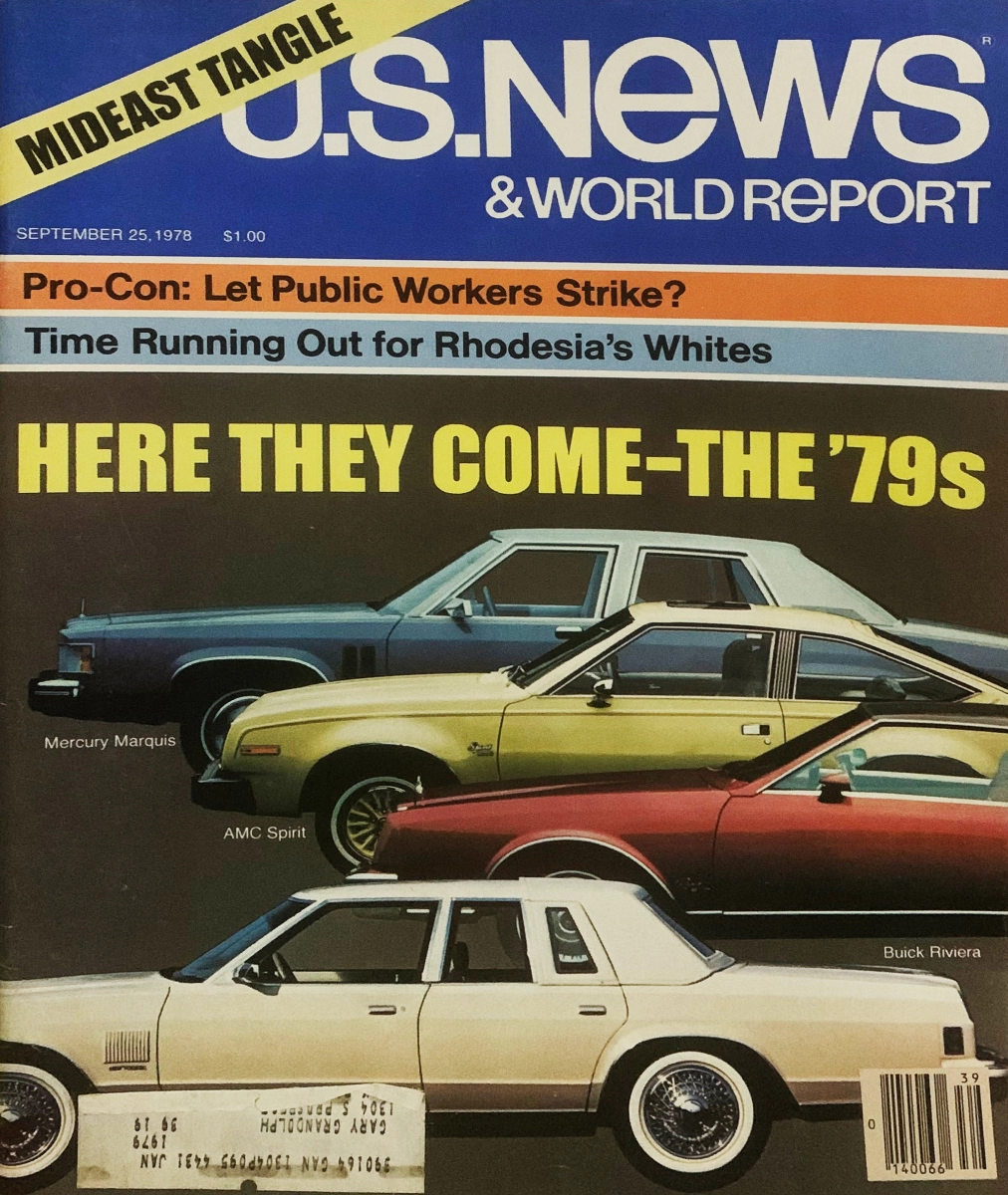 U.S. News | September 25, 1978 at Wolfgang's