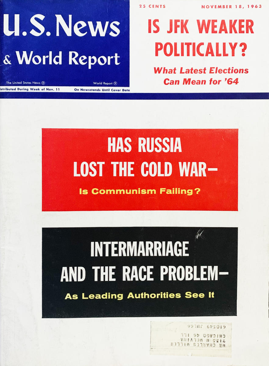 U.S. News | November 18, 1963 at Wolfgang's