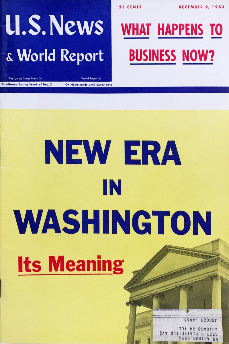 U.S. News | December 9, 1963 at Wolfgang's