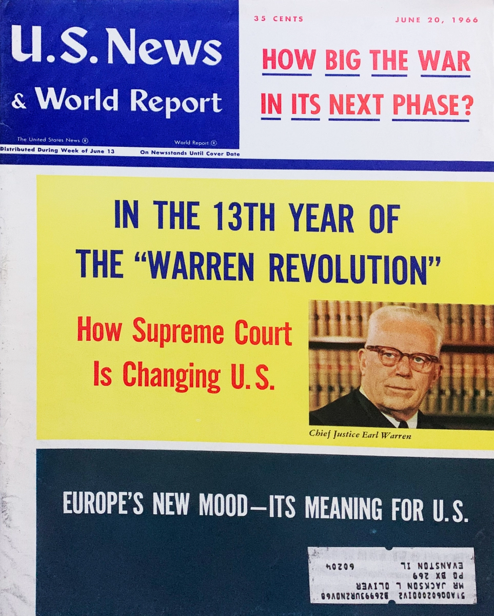 U.S. News | June 20, 1966 at Wolfgang's