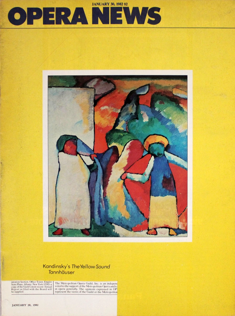 Opera News | January 30, 1982 at Wolfgang's