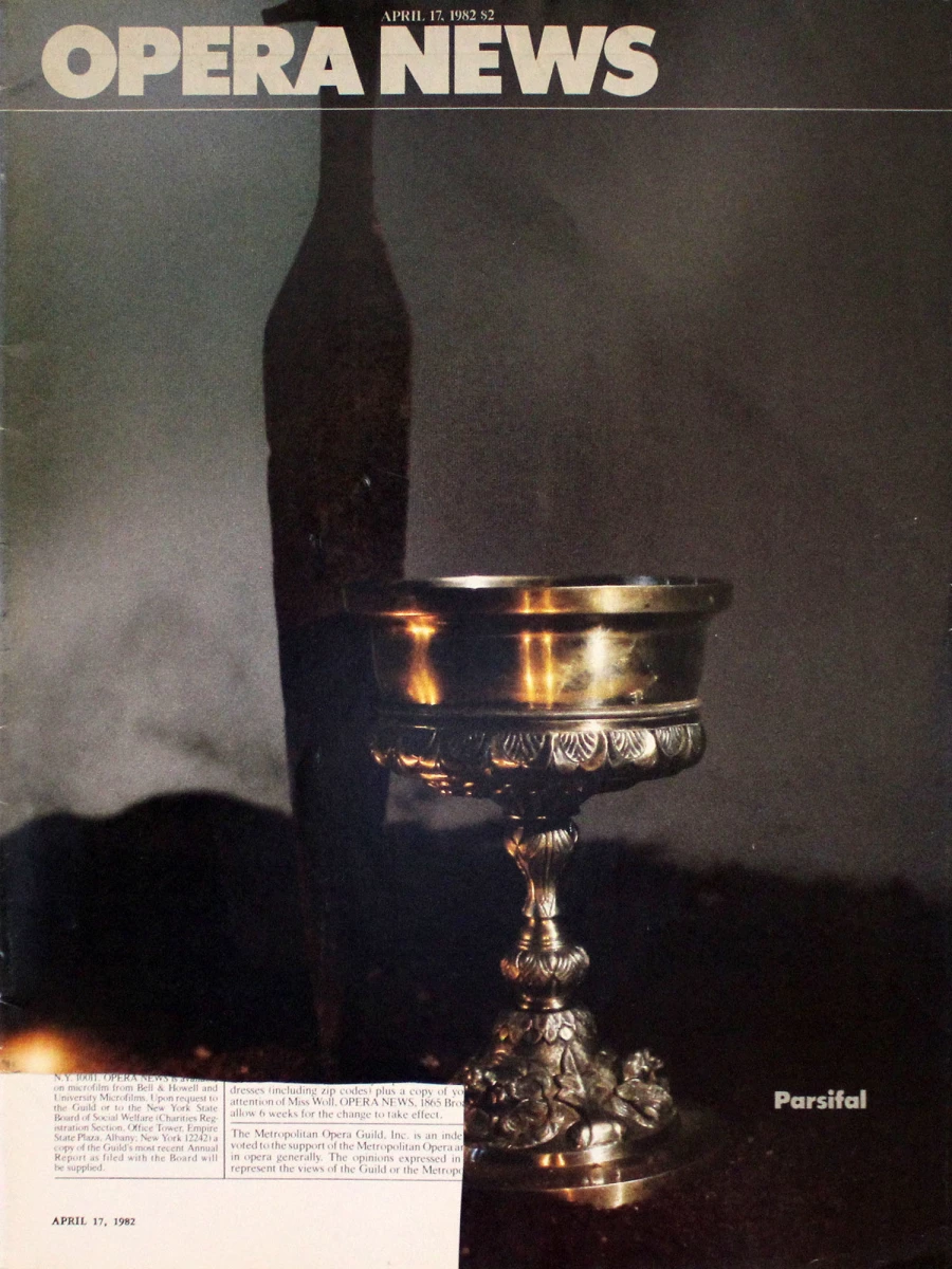 Opera News | April 17, 1982 at Wolfgang's