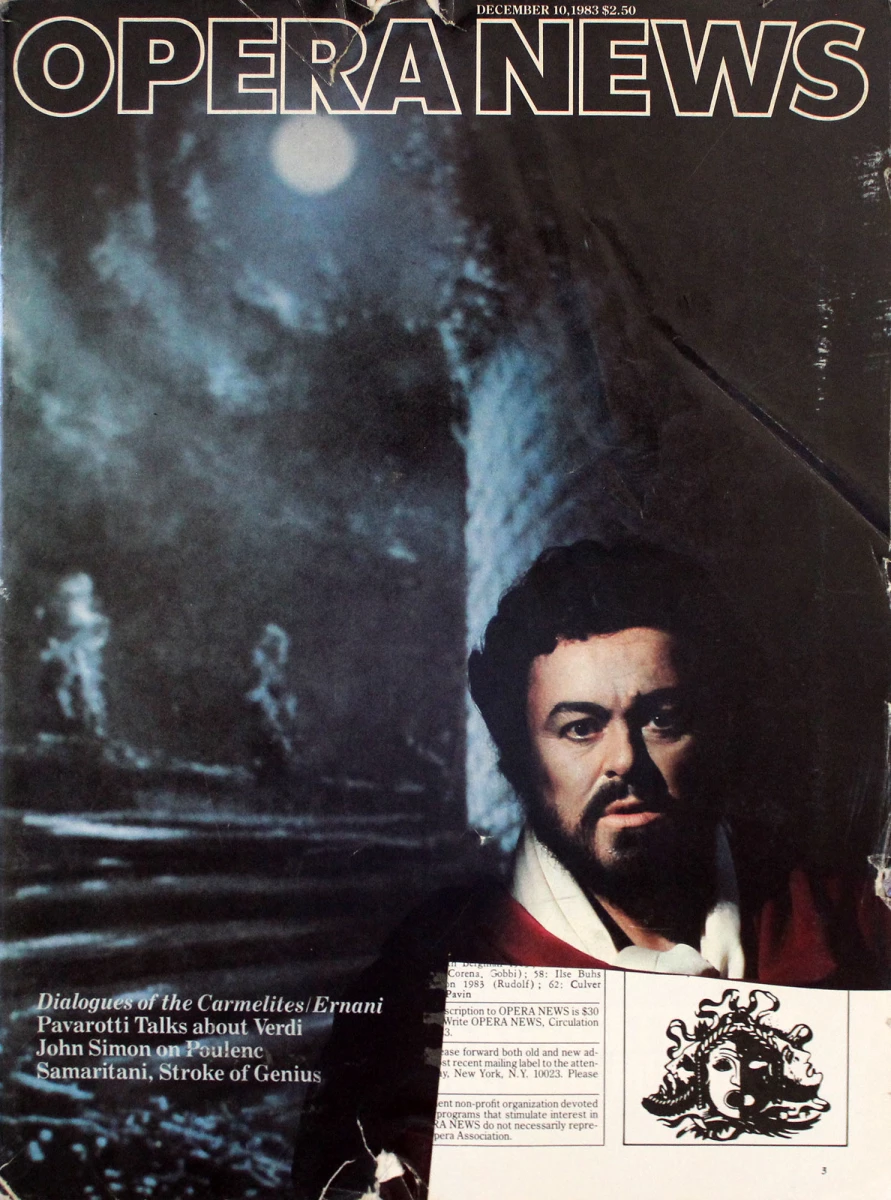 Opera News | December 10, 1983 at Wolfgang's