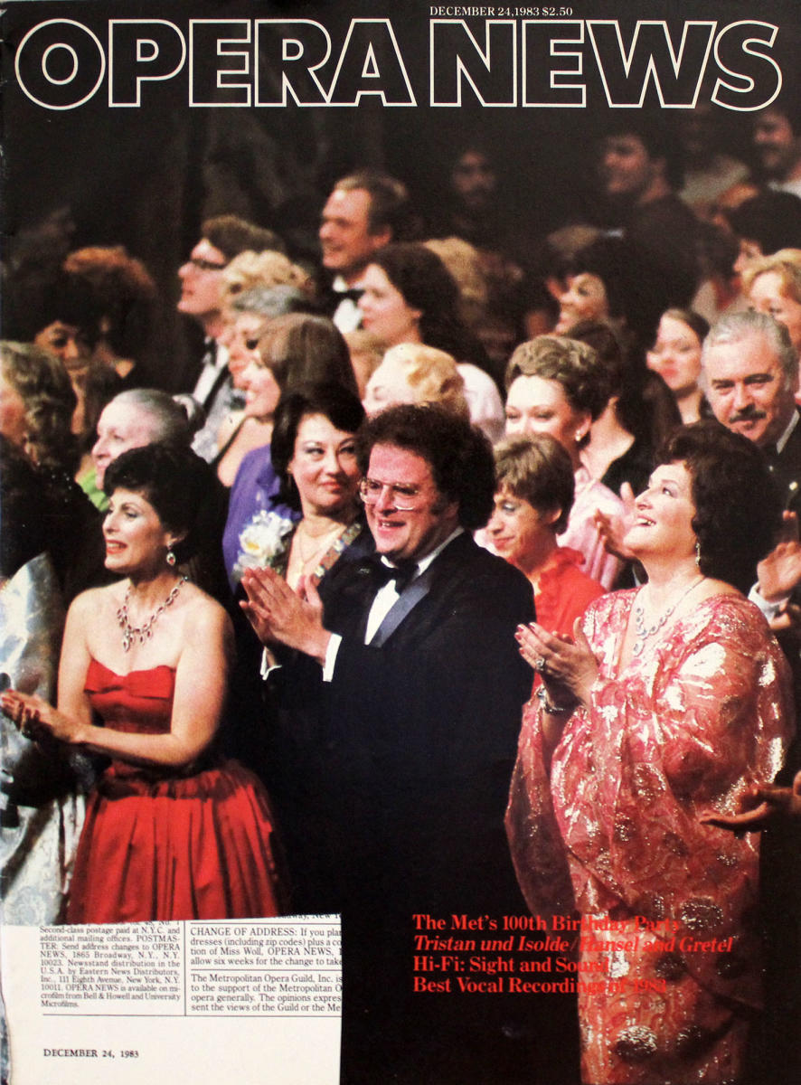 Opera News | December 21, 1983 at Wolfgang's