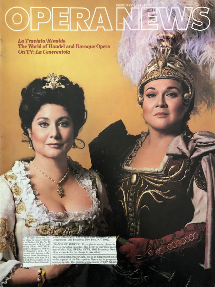 Opera News | February 4, 1984 at Wolfgang's