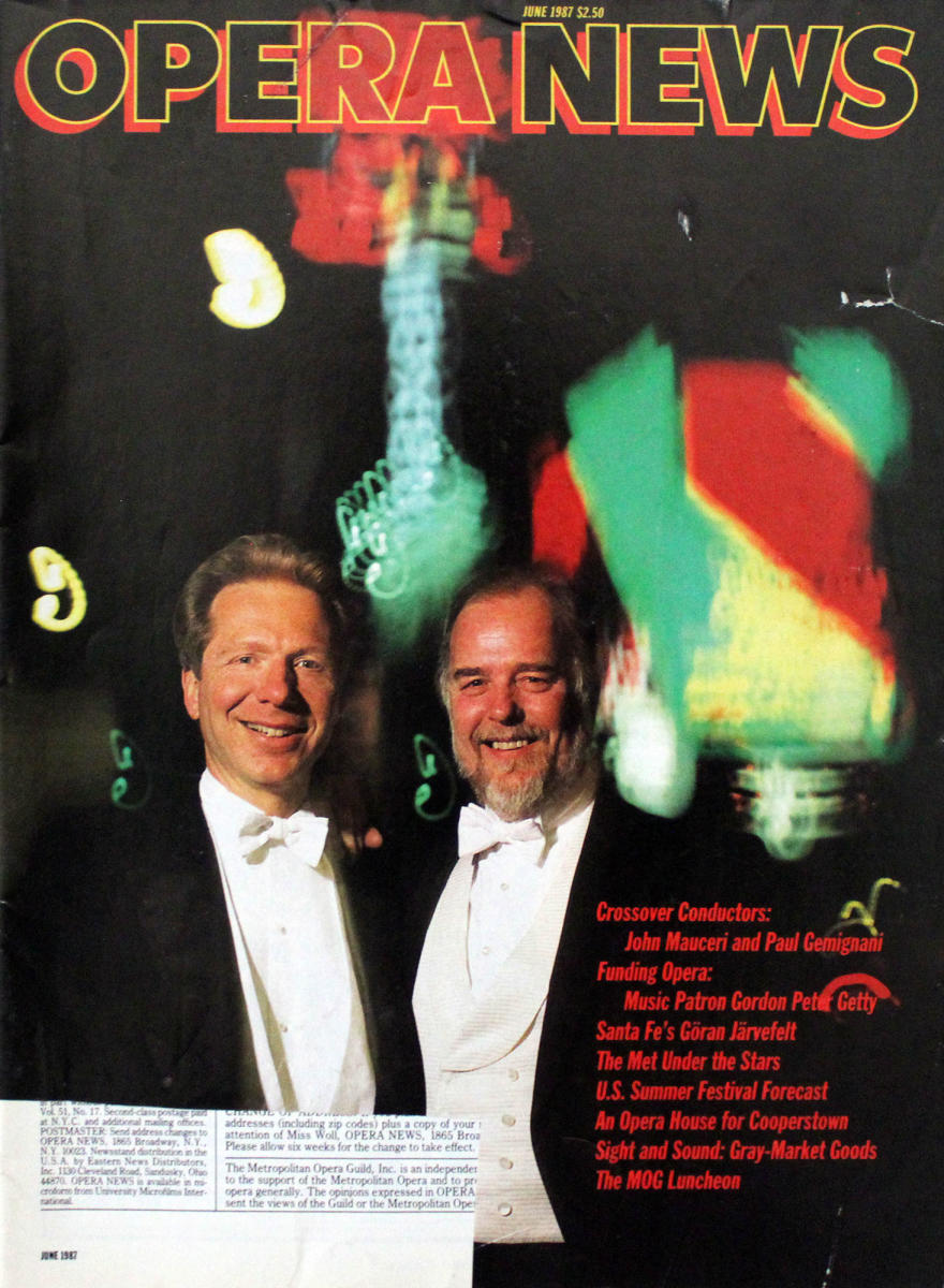 Opera News | June 1987 at Wolfgang's