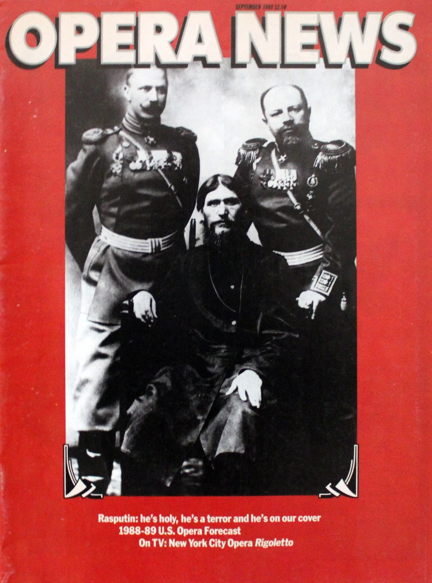 Opera News | September 1988 at Wolfgang's