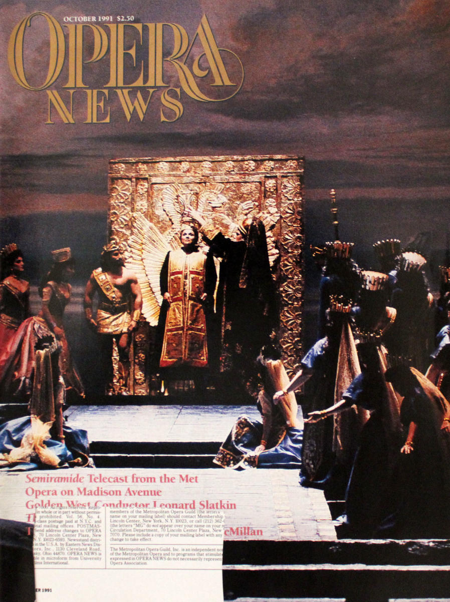 Opera News | October 1991 at Wolfgang's