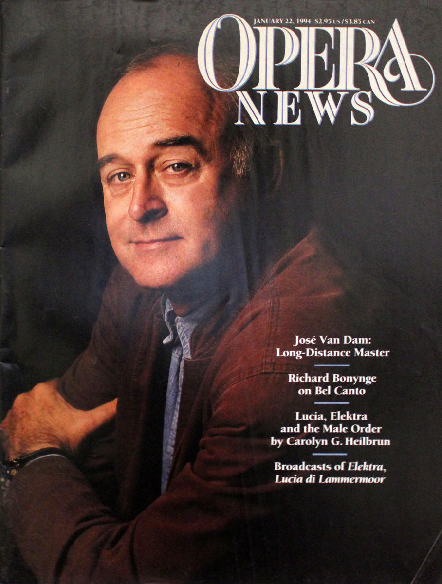 Opera News | January 22, 1994 at Wolfgang's