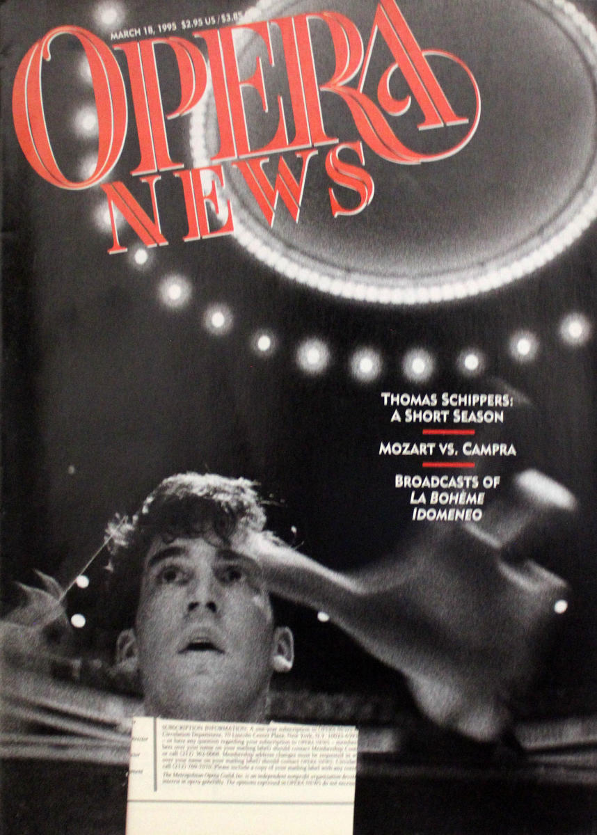 Opera News | March 18, 1995 at Wolfgang's