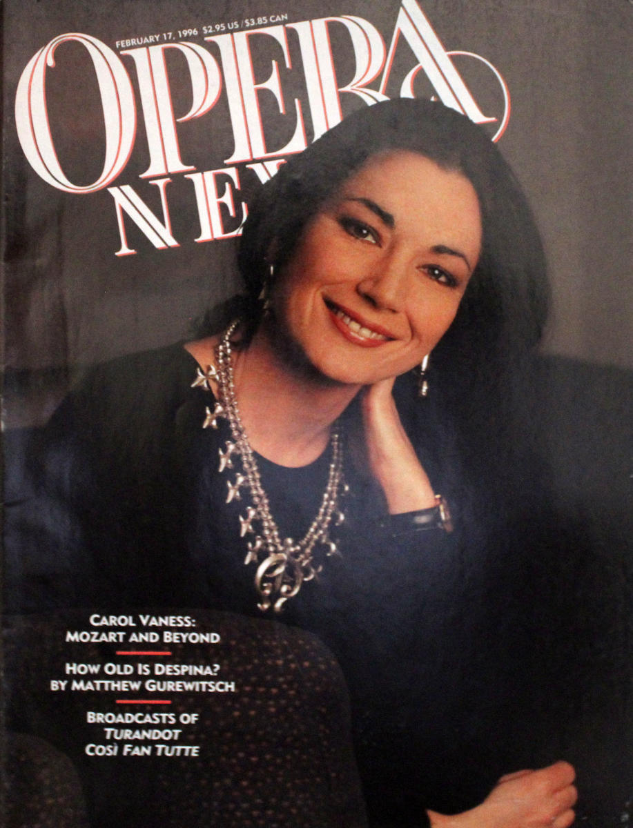 Opera News | February 17, 1996 at Wolfgang's