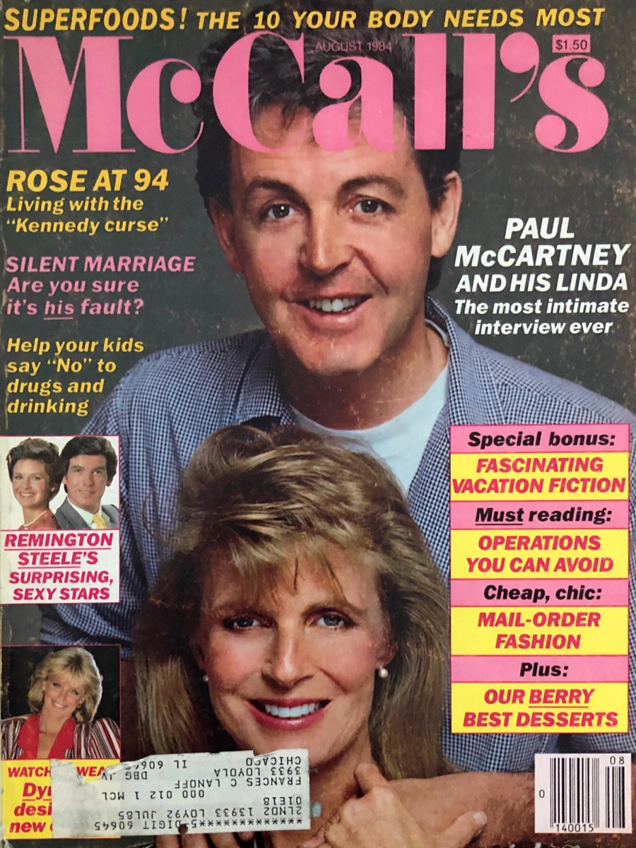 McCall's | August 1984 at Wolfgang's