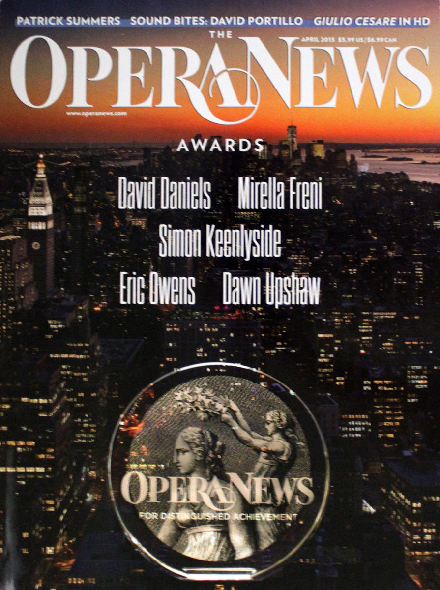 Opera News | April 2013 at Wolfgang's