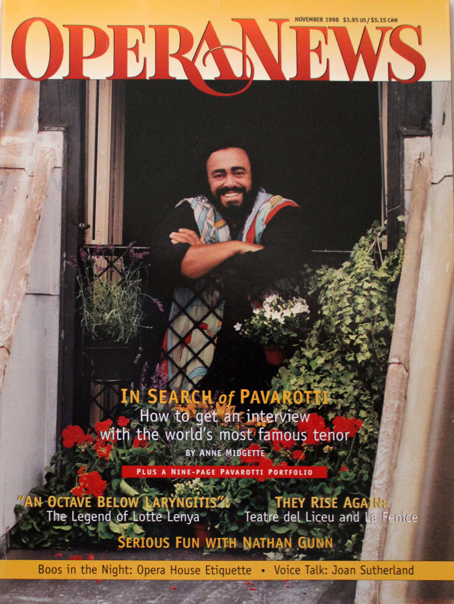Opera News | November 1998 at Wolfgang's