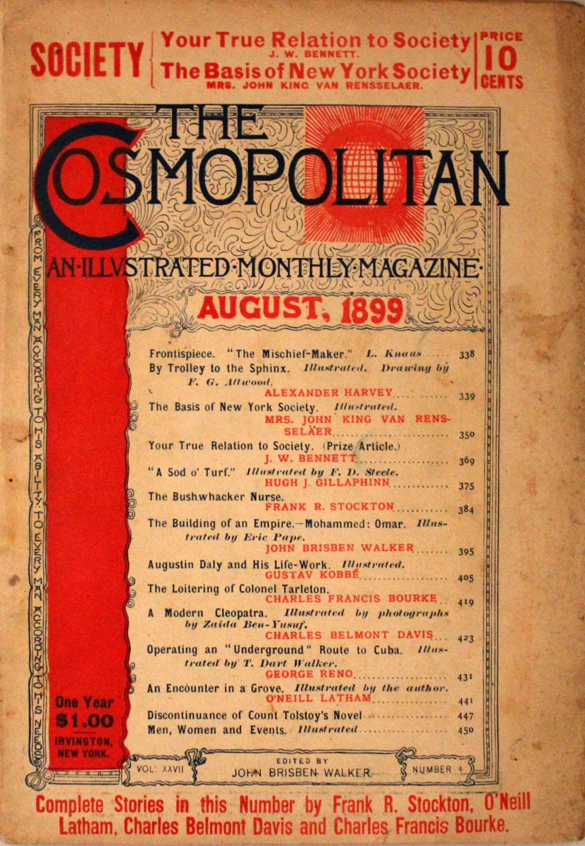 Cosmopolitan | August 1899 at Wolfgang's