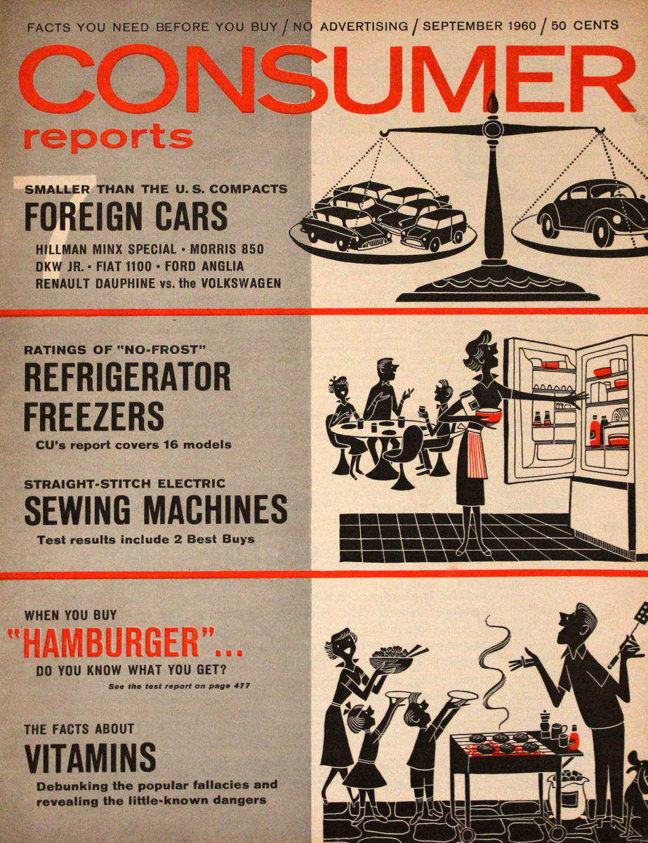 Consumer Reports | September 1960 at Wolfgang's